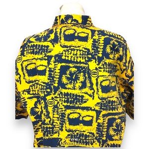split | Shirts | Split Mens Short Sleeve Casual Island Inspired Button ...